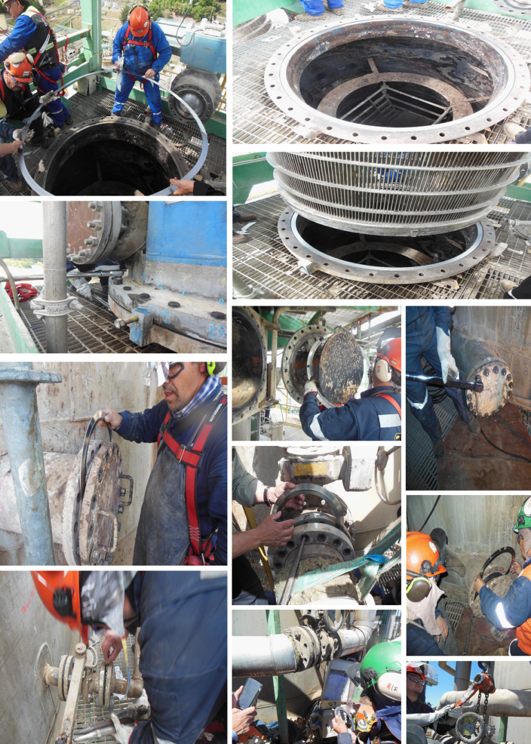 薬液フランジ | 取付事例 | フィッシュボーンガスケット